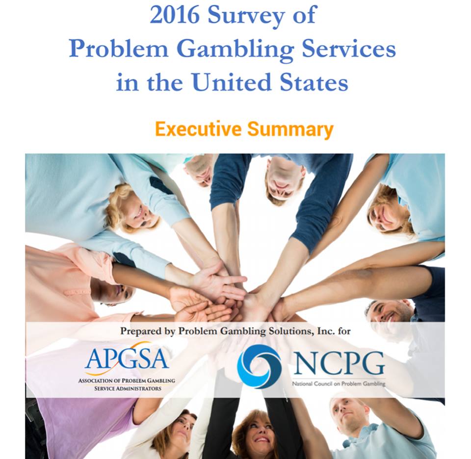 2016 Survey of State Problem Gambling Services - Nevada Council on ...